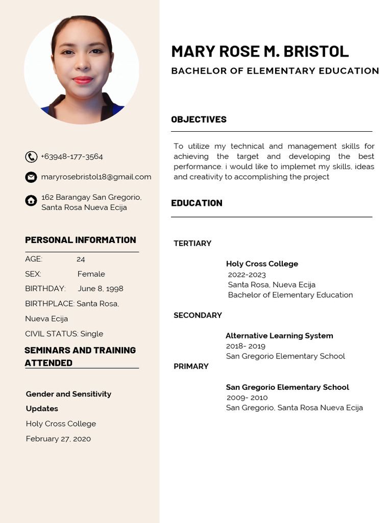 mary-rose-resume | PDF