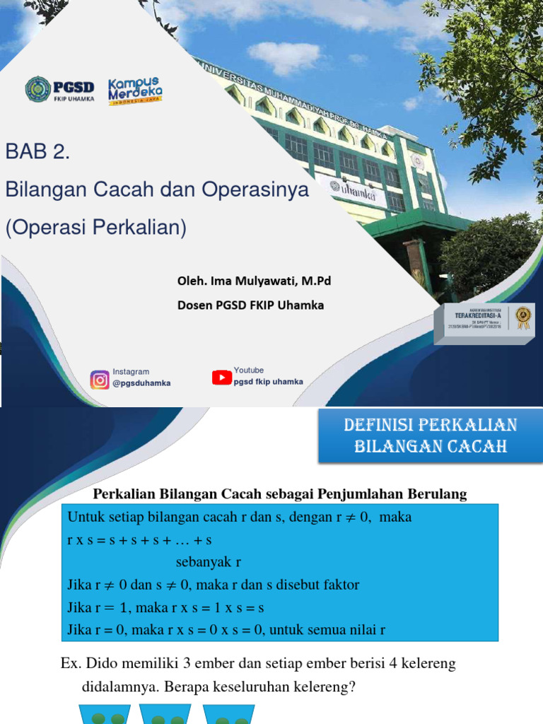 Bilangan Cacah (Operasi Perkalian) | PDF