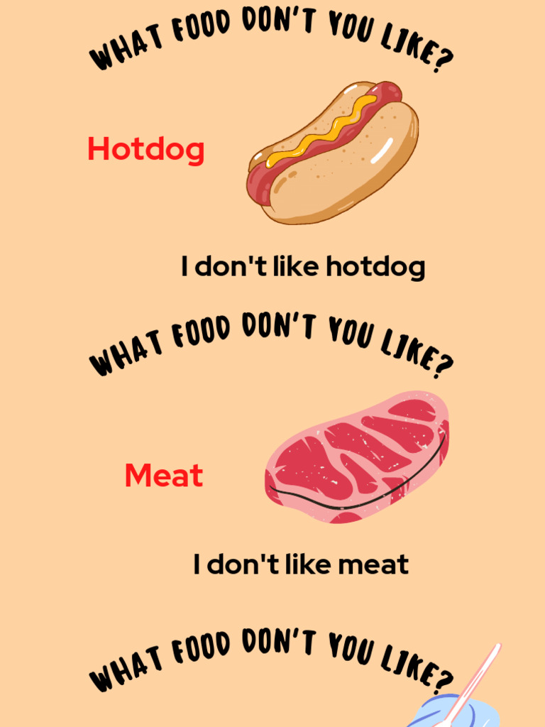 Foods I Dislike | PDF