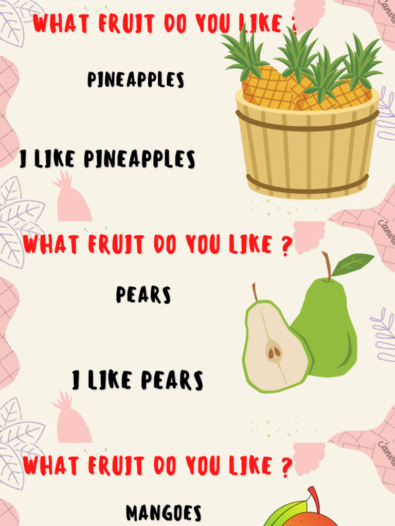 What Fruit Do You Like | PDF