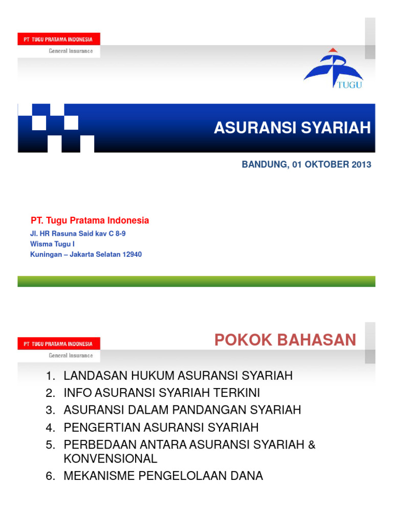 Asuransi Syariah - PPT (Compatibility Mode) | PDF