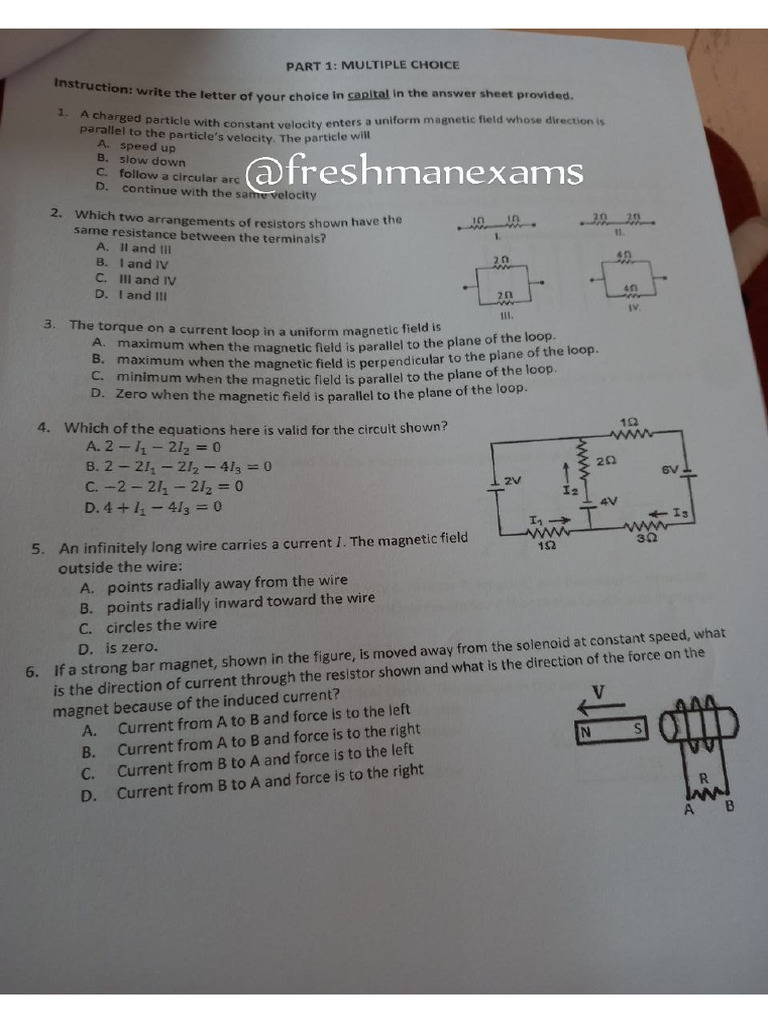 Aau G.physics Final Exam (2013) Ethiofreshmanapp | PDF