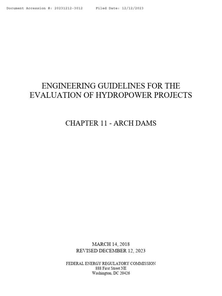 Chap11 Arch Dams | PDF | Dam | Friction