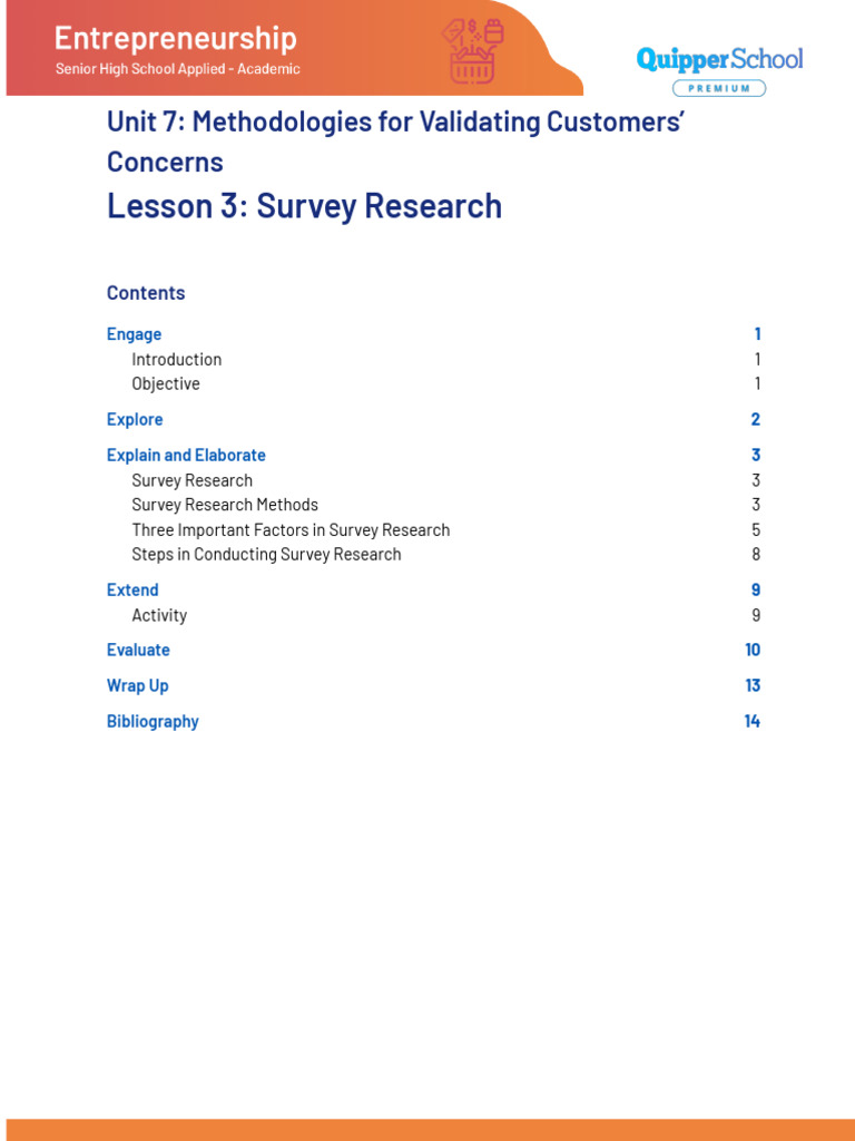 Ent Sg Unit7 Lesson3 Final Pdf Sampling Statistics Survey Methodology