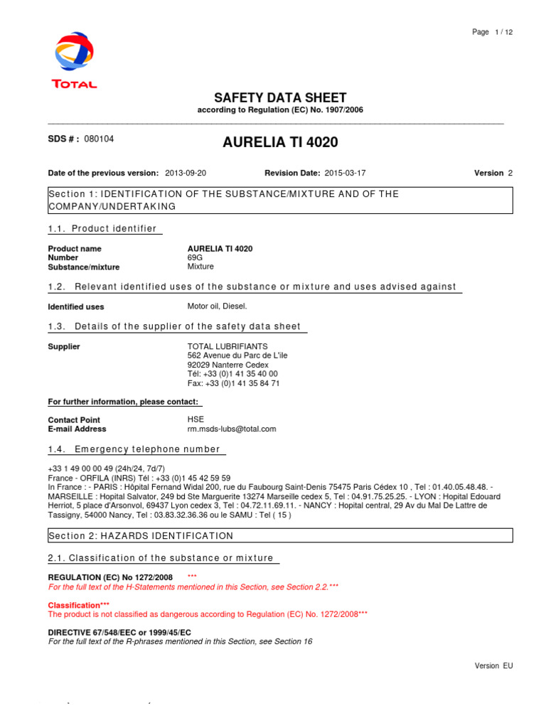 Aurelia Ti 4020 V2 | PDF