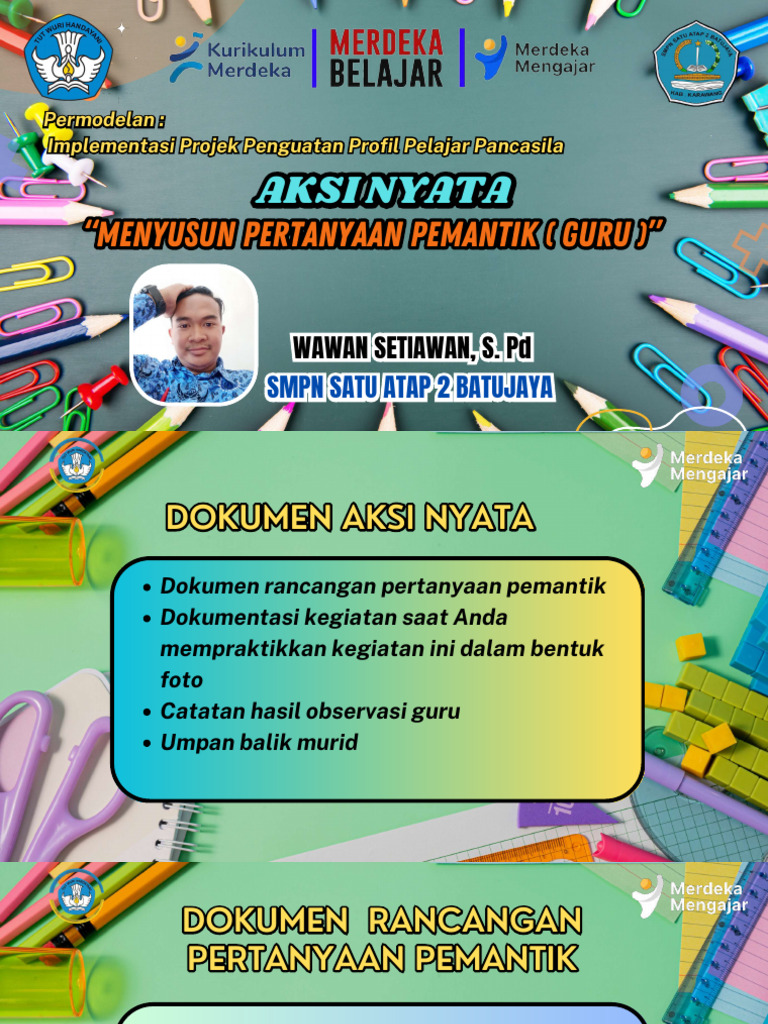 "Proyek Batik Ecoprint di SMPN 2 Batujaya" | PDF