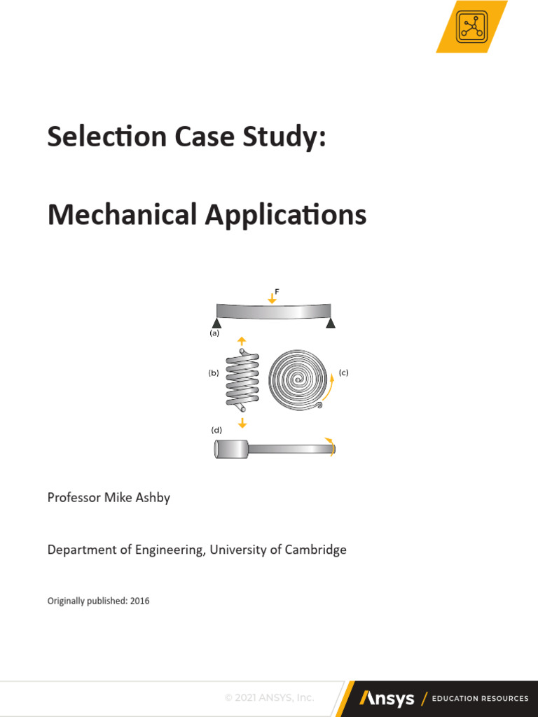 Sel Case Study Mechanical CASCSMEN21 | PDF | Rowing (Sport) | Oar
