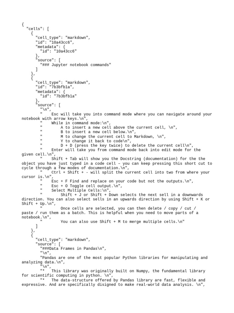 Session6 Pandas - Ipynb | PDF | Comma Separated Values | Information ... Session6 Pandas - Ipynb | PDF | Comma Separated Values | Information ...