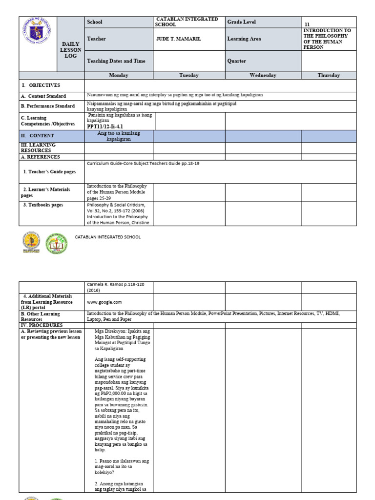 Dll-Philo-Catchup - 11 | PDF