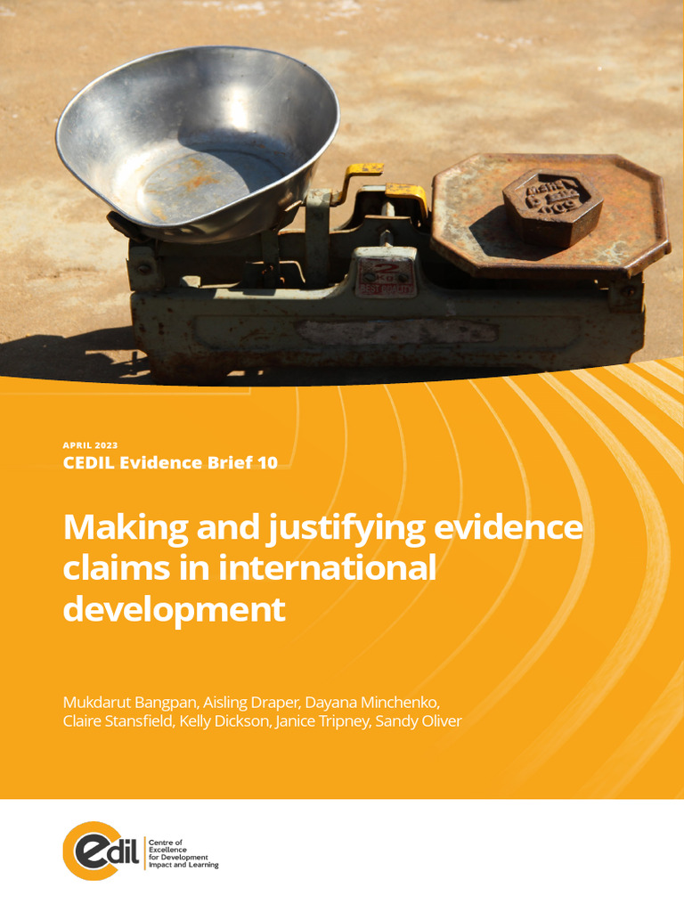 Making and Justifying Evidence Claims in | PDF | Systematic Review ...