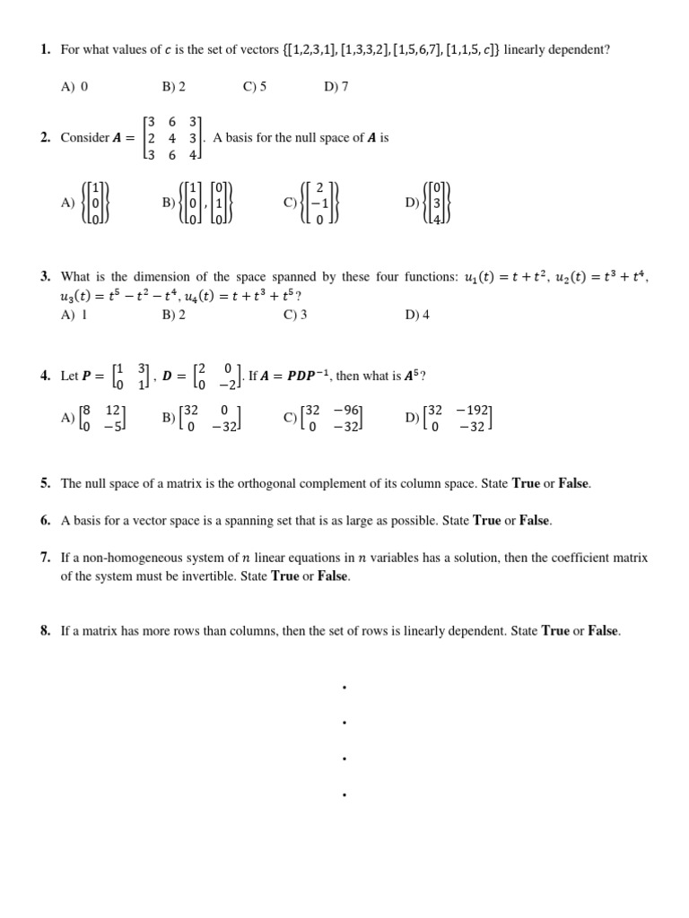 Sample Mid Sem Question Paper | PDF