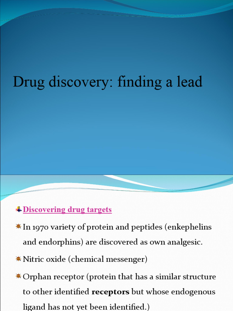 Discovering Drug Targets | PDF | Enzyme | Enzyme Inhibitor
