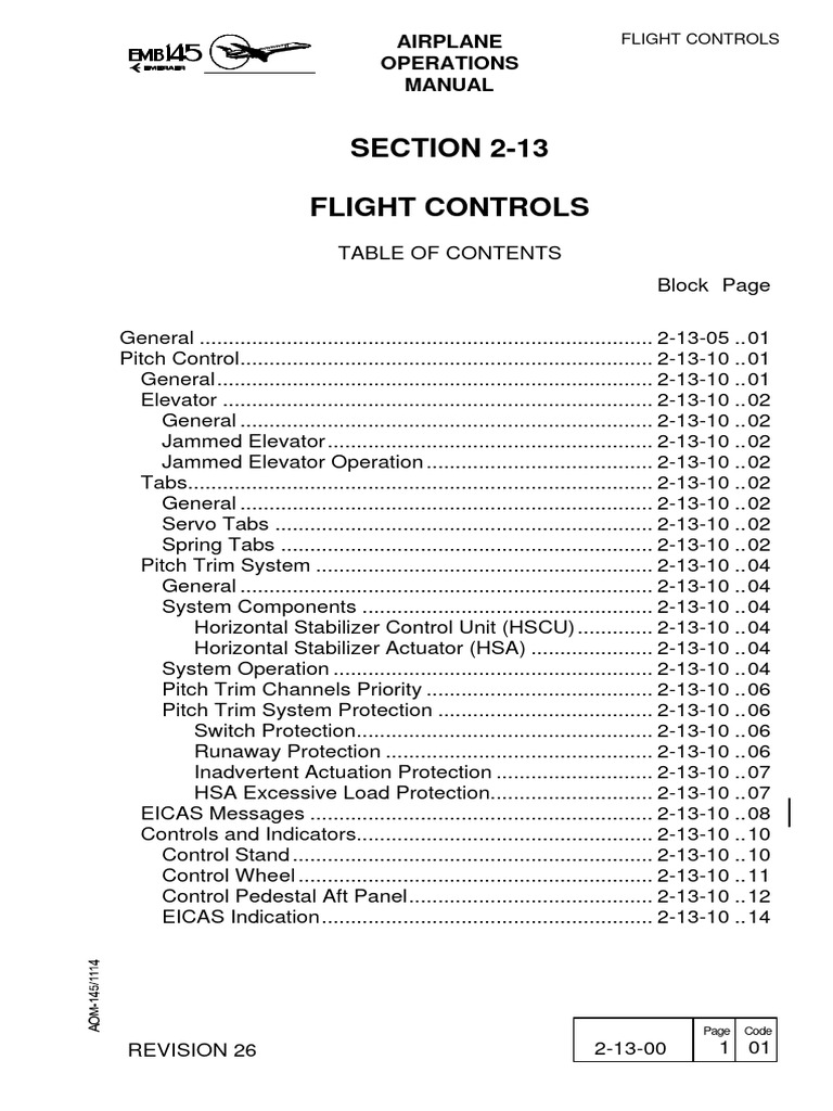 13 Flight Controls Pdf Aircraft Flight Control System Flight