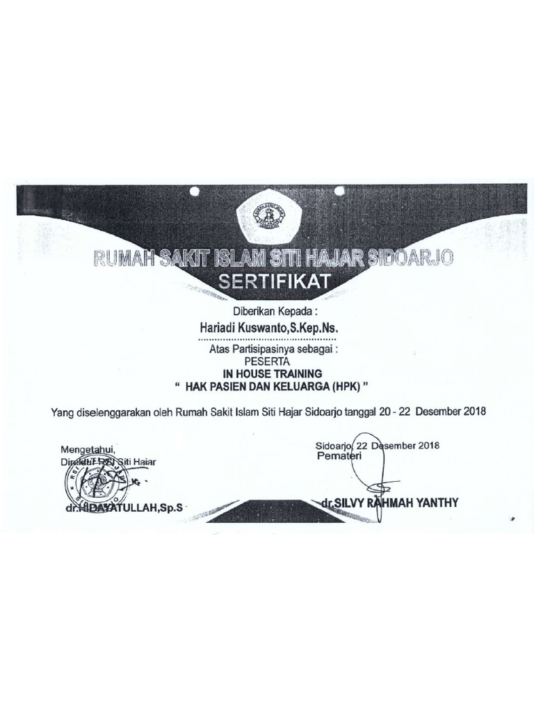 Hak Pasien Dan KLG | PDF