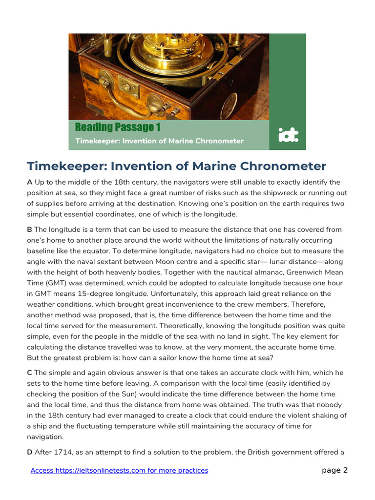 Timekeeper | Download Free PDF | Longitude | Astronomy