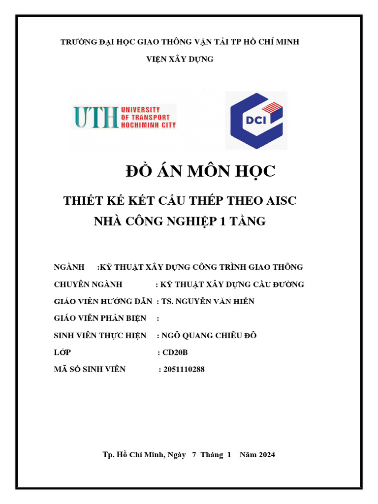 Thuyết Minh Kct | PDF