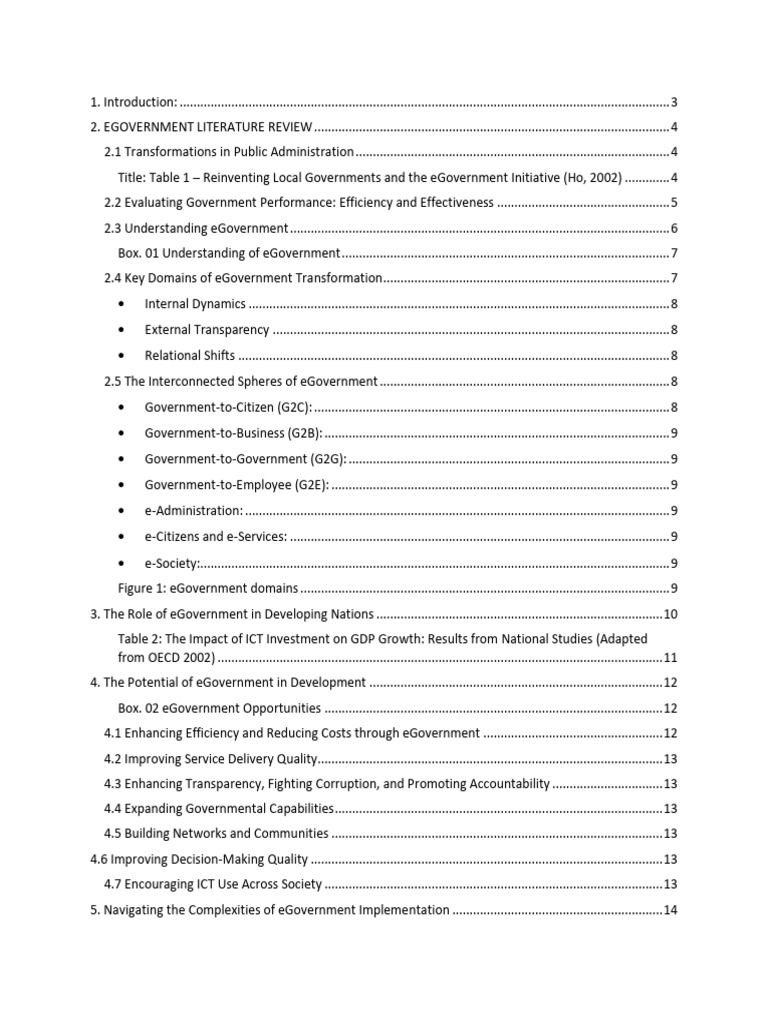 The Rapid Evolution of E-Government and E-Business Is Signif | PDF | E ...