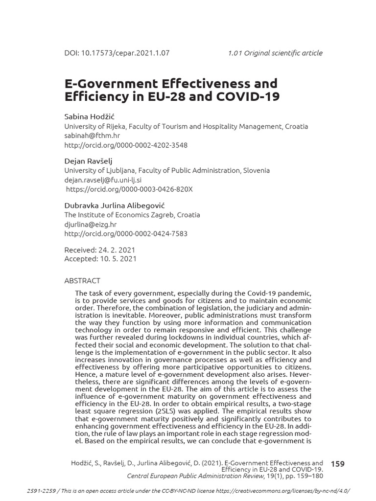501-Article Text-2317-2-10-20230323 | PDF | E Government | Endogeneity (Econometrics)