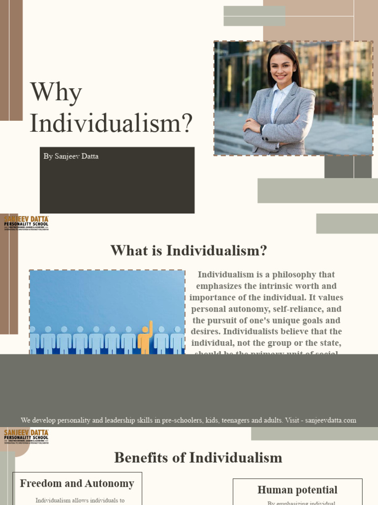 Why Individualism? | PDF | Individualism | Adolescence