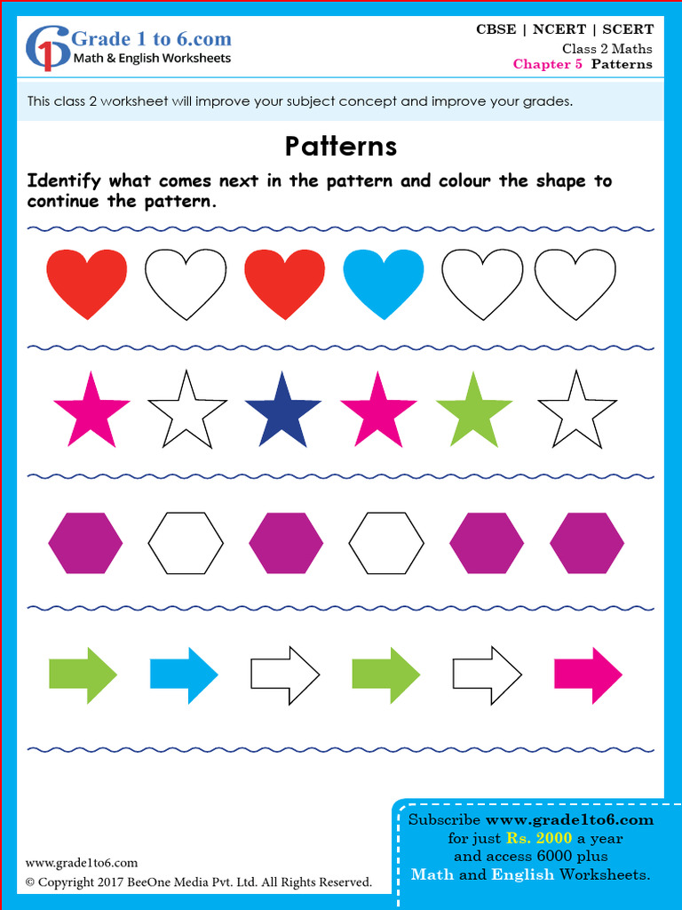 CBSE Chapter 5 Patterns in Shape | PDF