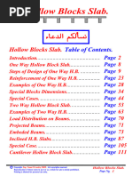 Design of Hollow Block Slabs | PDF