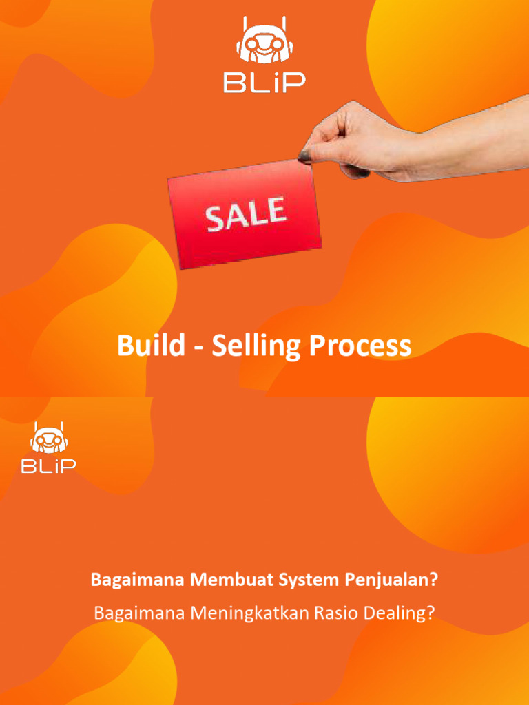 Selling Process - OVERVIEW - BLiP | PDF
