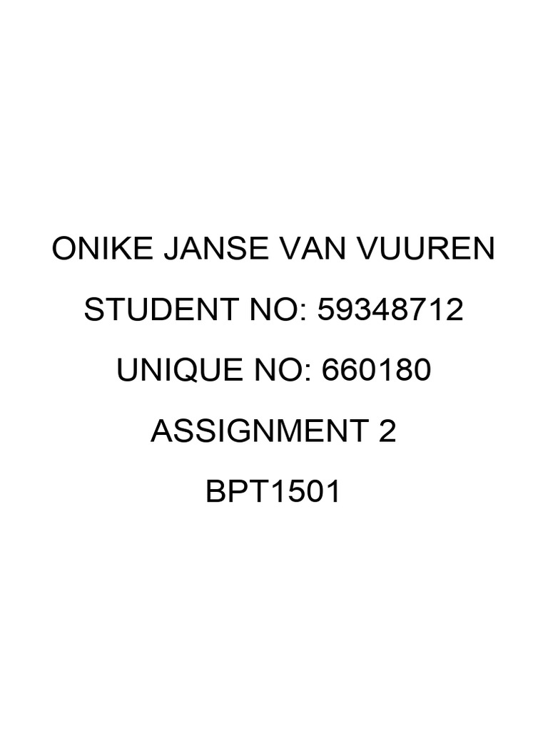 BPT1501_ASSIGNMENT 2_CASE STUDY | PDF | Learning | Disciplines