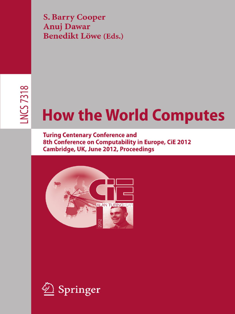 978 3 642 30870 3 | Download Free PDF | Computability Theory | Copyright