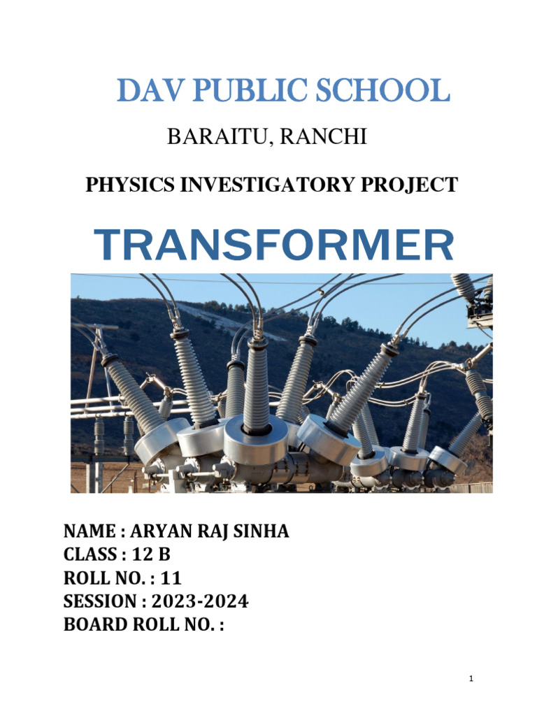 Krish Tranformer Optimus Prime | PDF | Transformer | Inductor