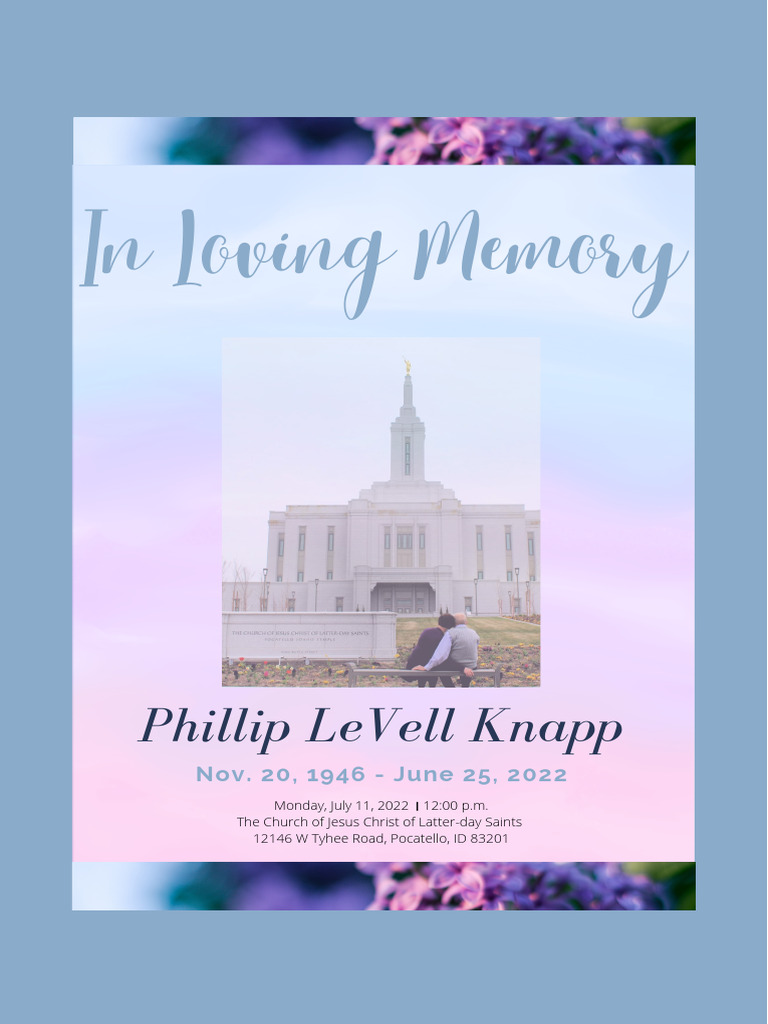 Memorial Service for Phillip Knapp | PDF