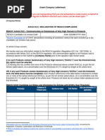 TSCA PFAS Declaration Template | PDF | Chemical Substances ...