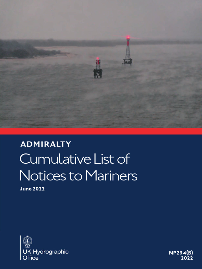 June 2022 Notices to Mariners List | PDF | Hydrography | Navigation