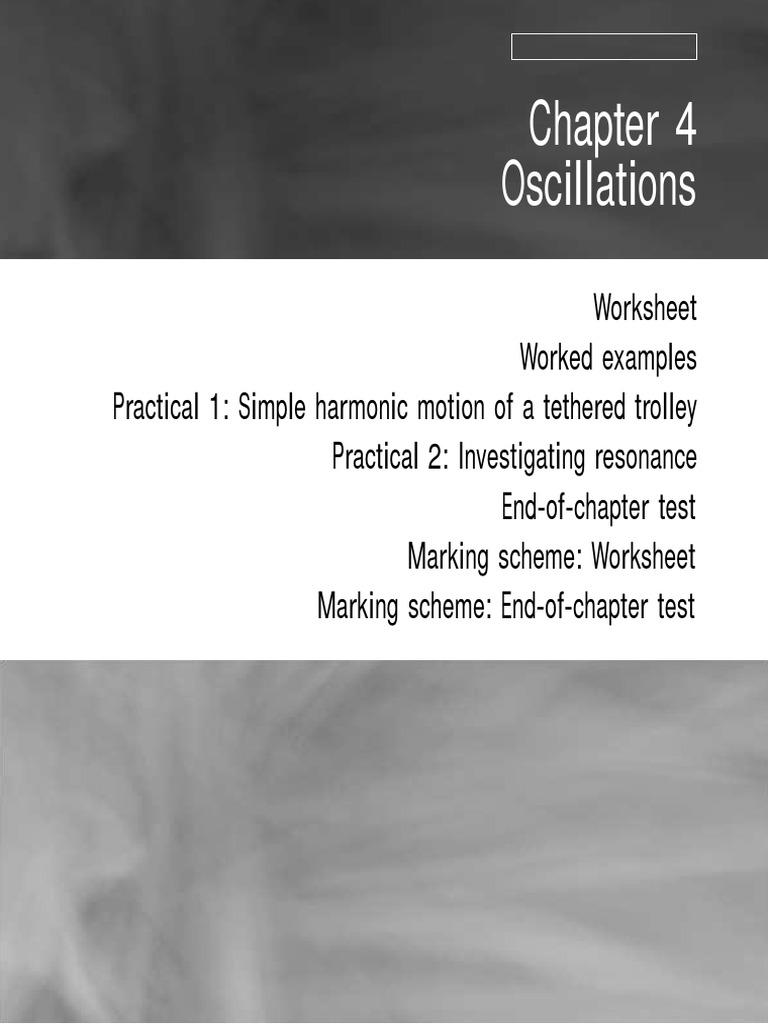 Understanding Simple Harmonic Motion | PDF | Oscillation | Frequency