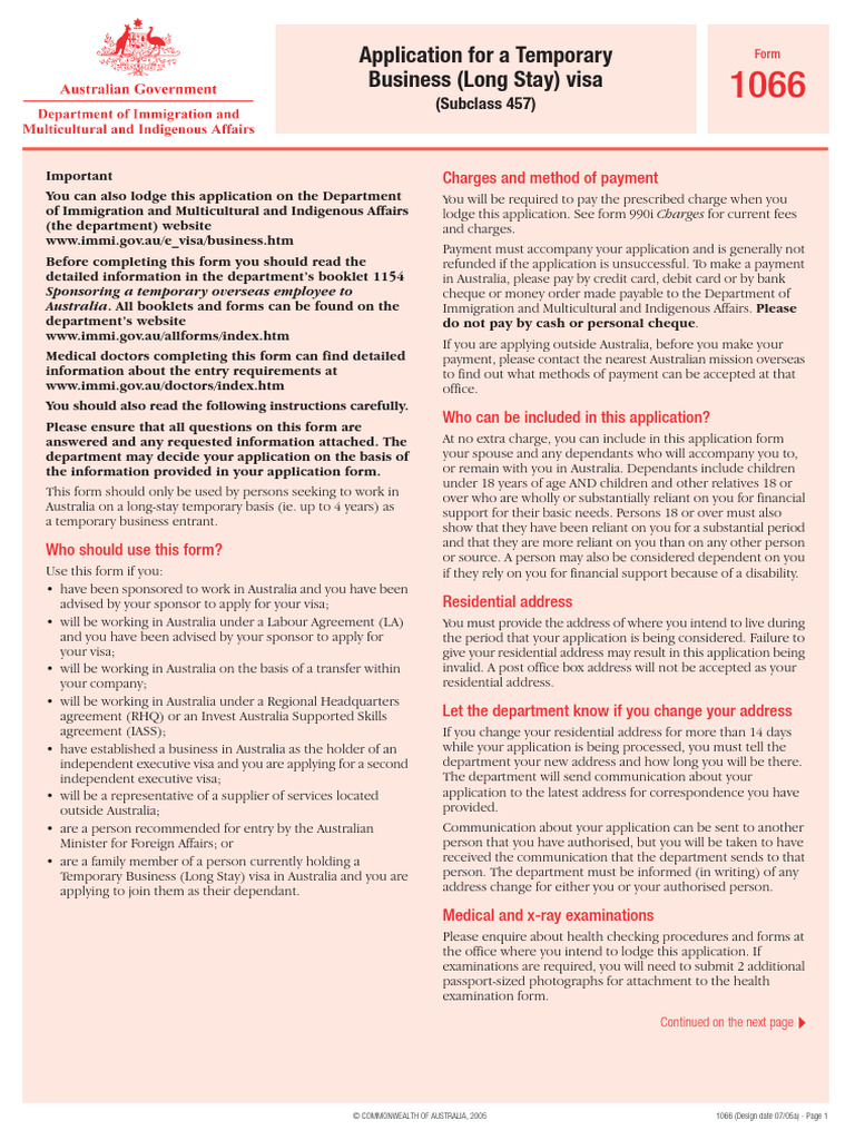 Form 1066 | PDF | Travel Visa | Taxes