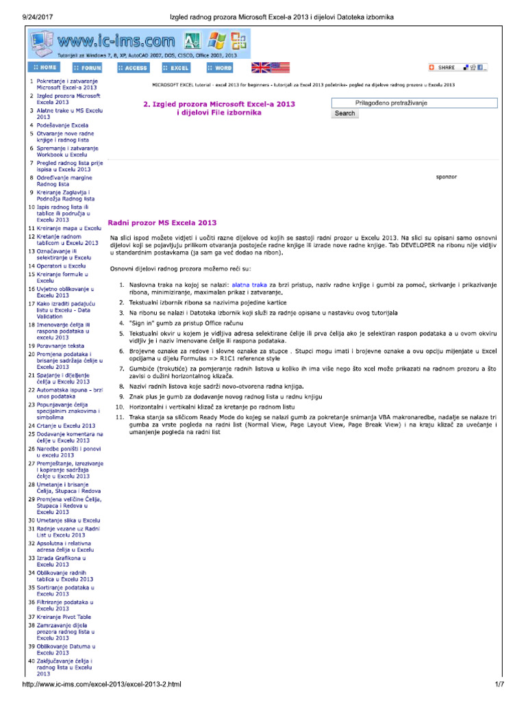 Izgled Prozora | PDF