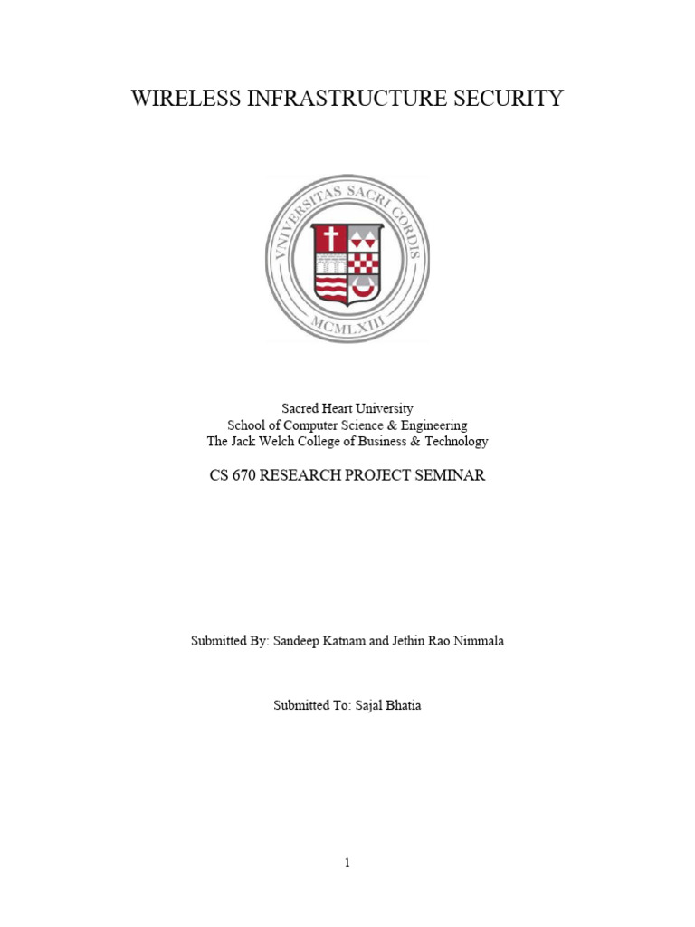 Abstract - Wireless infrastructure security (1) | PDF | Computer Network | Wireless Lan