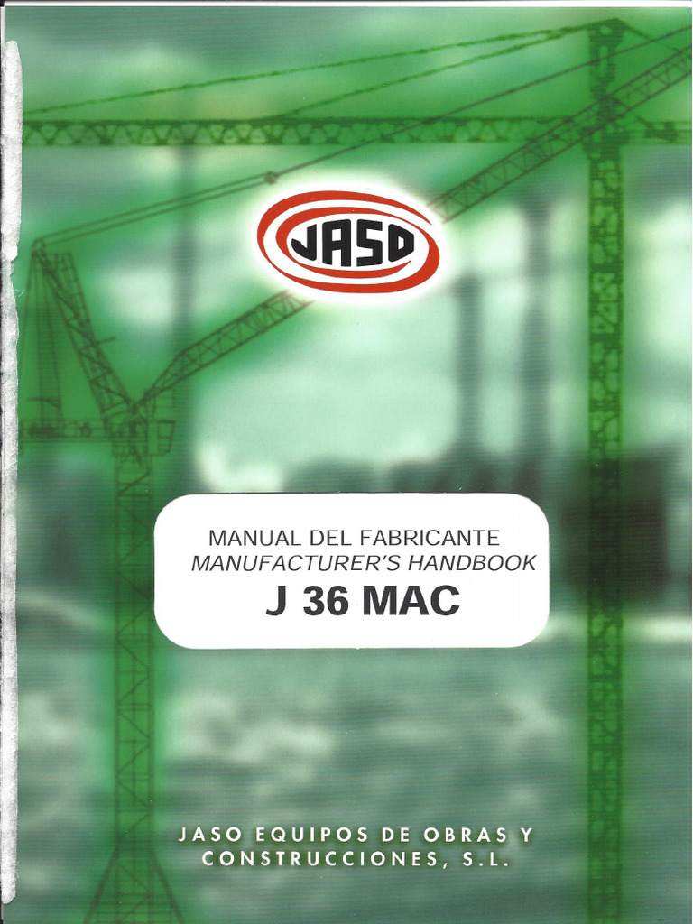 MANUAL JASO J36MAC | PDF