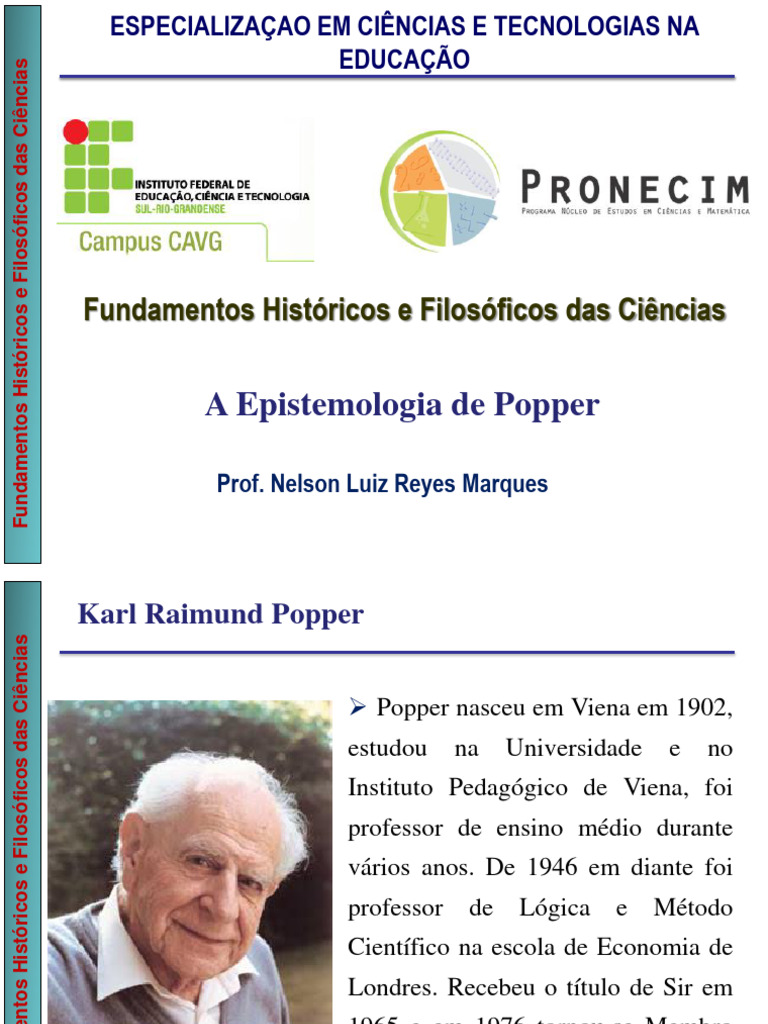 2fhfc Parte 3 Esp Popper 2016 | PDF | Science | Karl Popper
