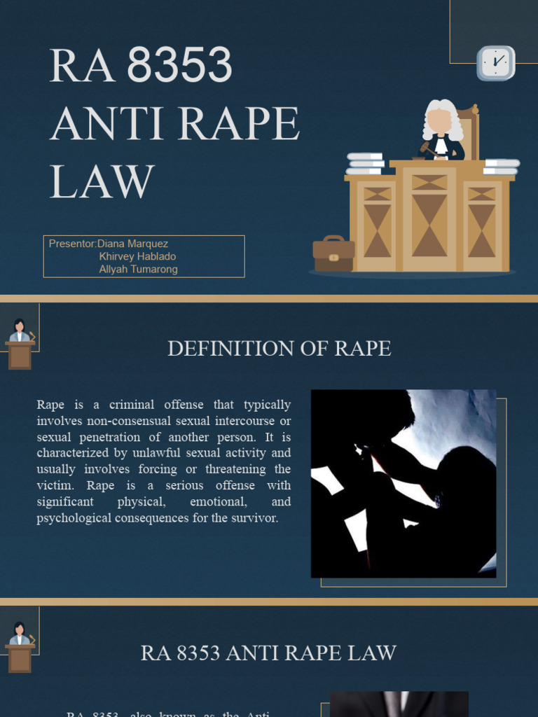 Anti Rape Law | PDF | Rape | Sexual Assault
