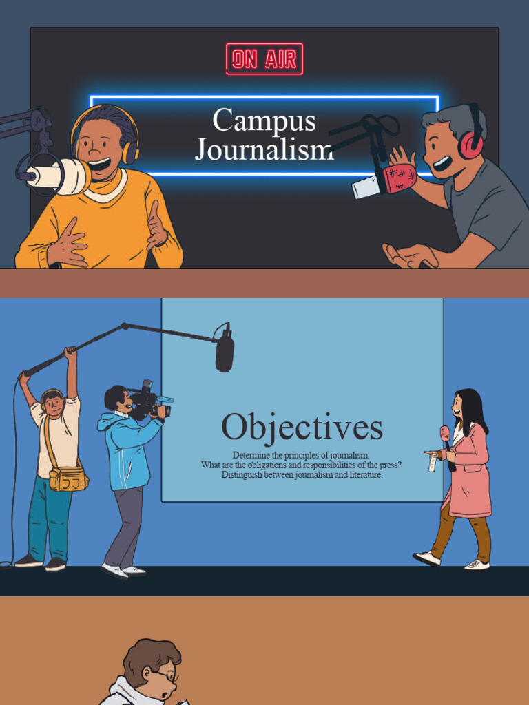 Earth Tone Simple Campus Journalism Presentation | PDF | Journalism | Truth