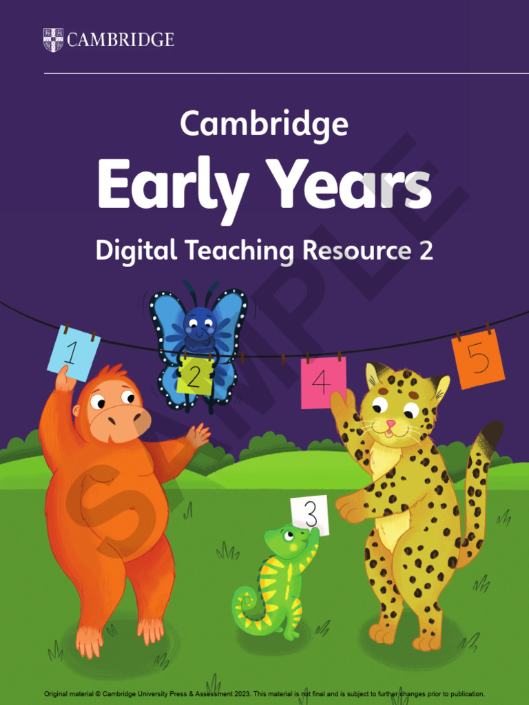 Cambridge Early Years Teaching Resource | Download Free PDF ...