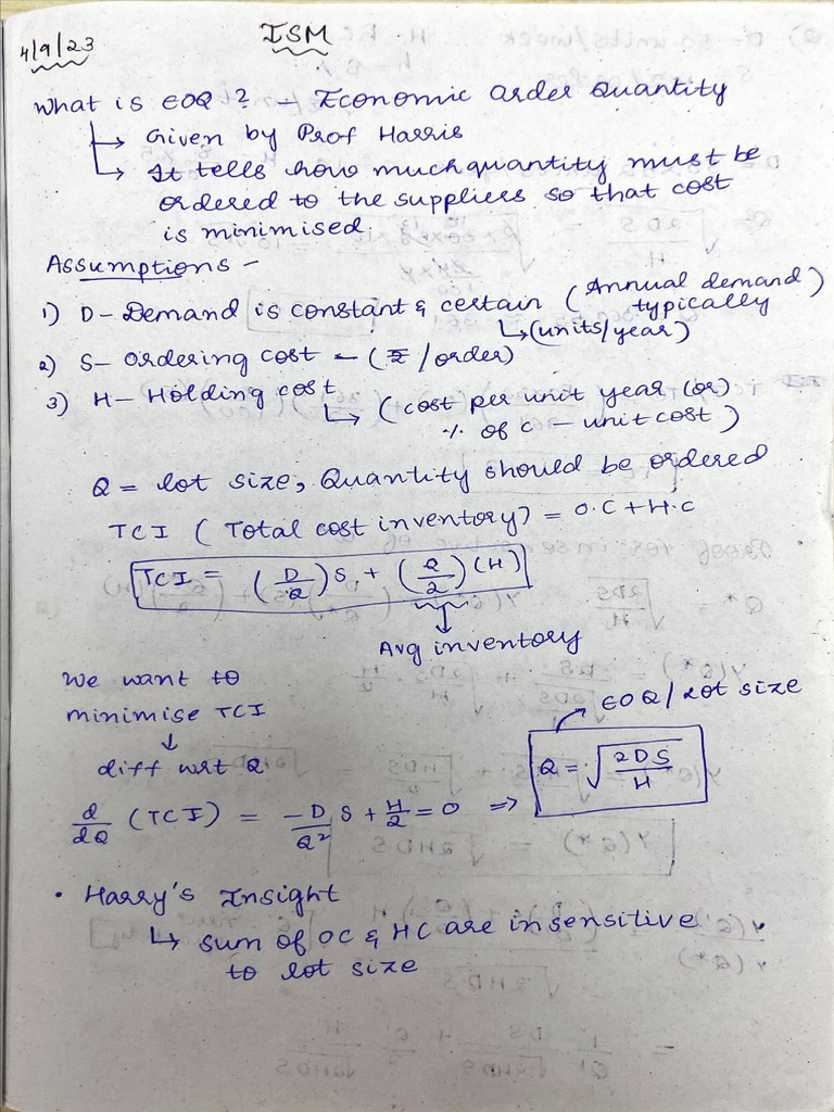 ISM Notes | PDF
