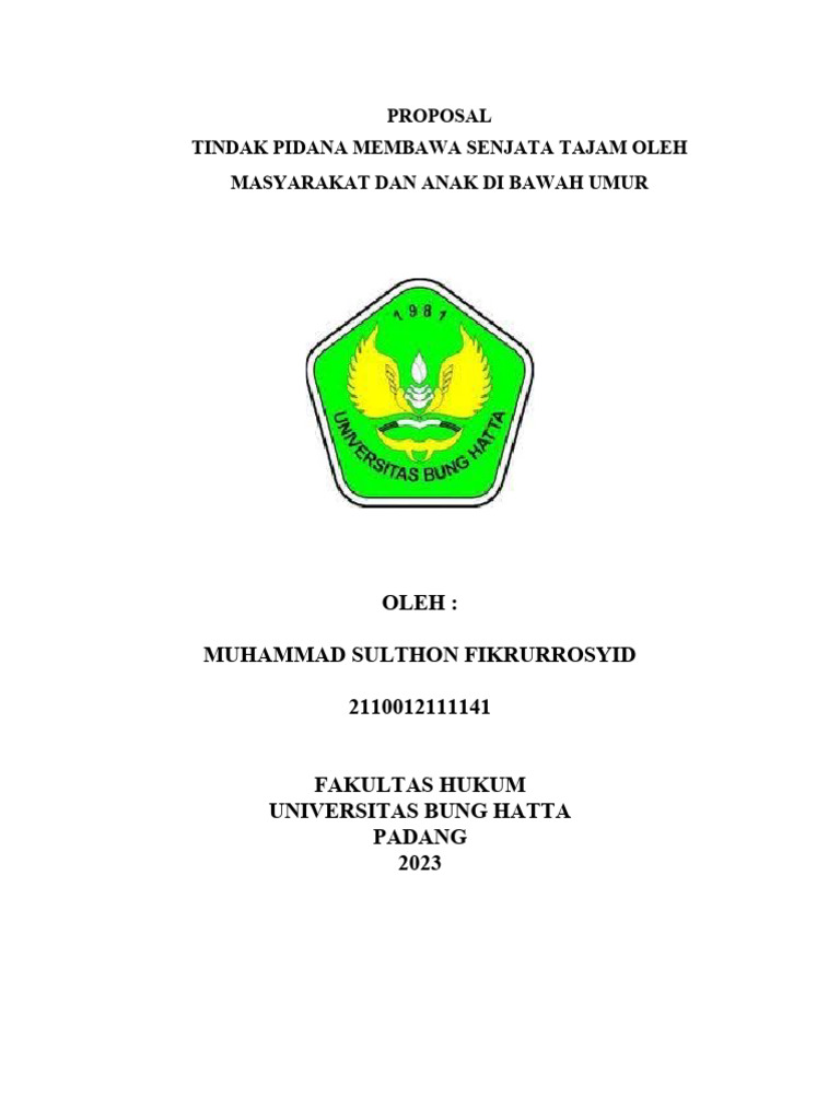 Proposal Revisi | PDF