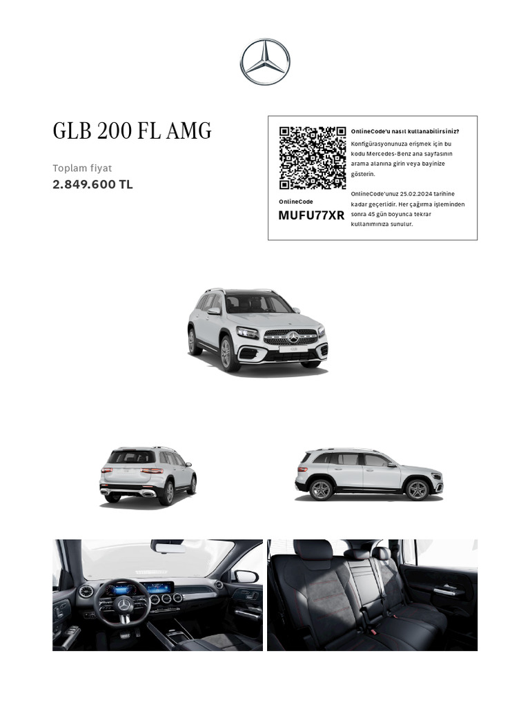 GLB 200 FL Amg Mufu77xr | PDF