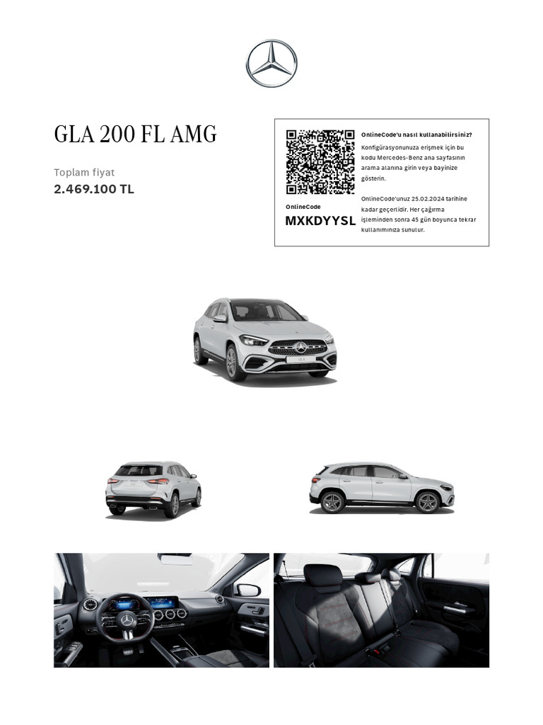 Gla 200 FL Amg Mxkdyysl | PDF