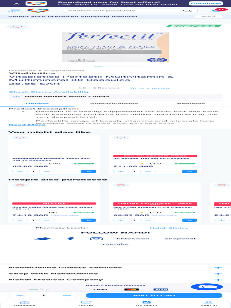 Perfectil Capsule 30 Piece | PDF | Vitamin | Dietary Supplements