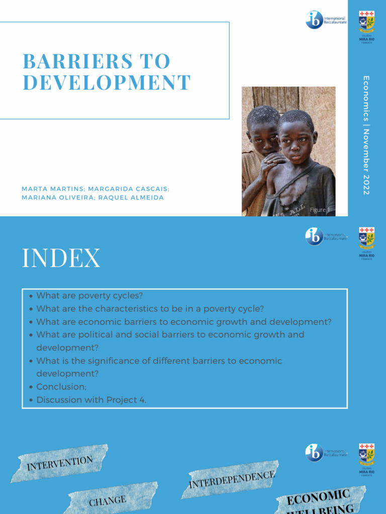 Barriers To Development | PDF