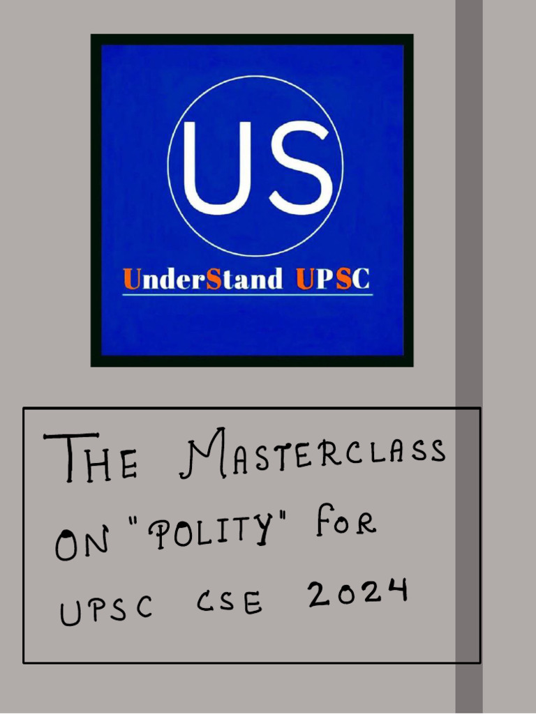 UnderStand UPSC Polity | PDF | Government Institutions | Separation Of ...