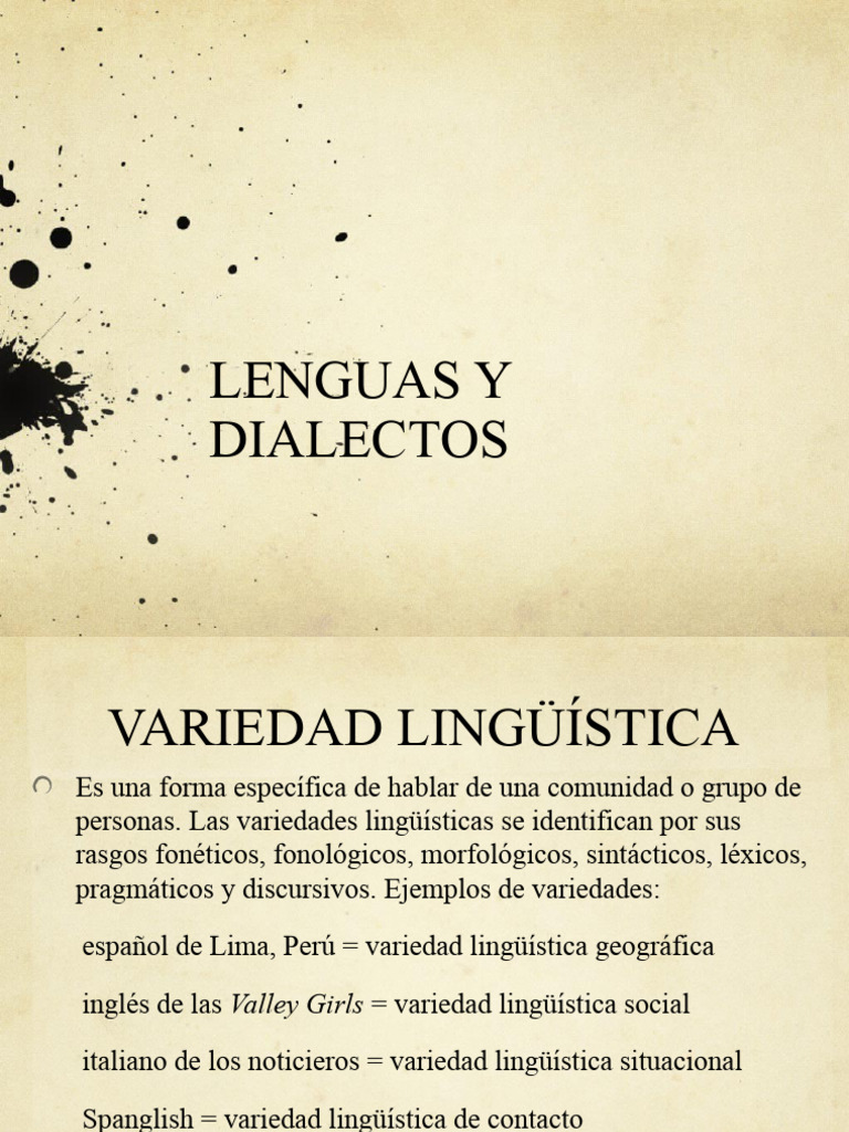 Lga Dialecto 382 | PDF | Dialecto | Lengua española