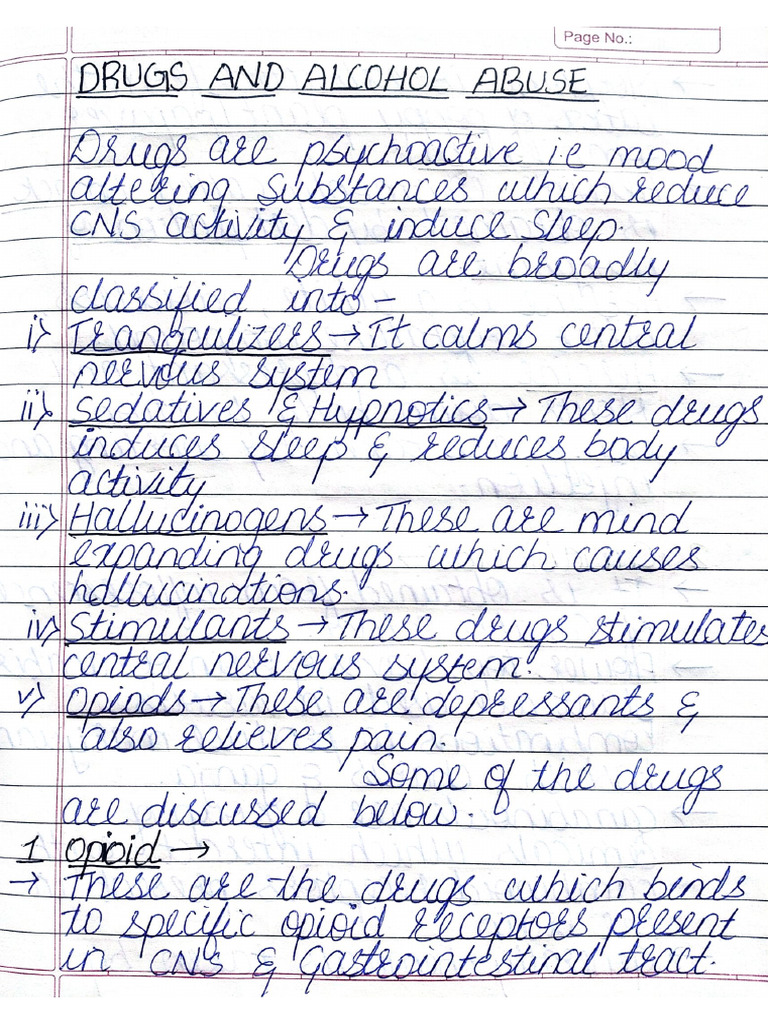 Drugs and Alcohol abuse | PDF